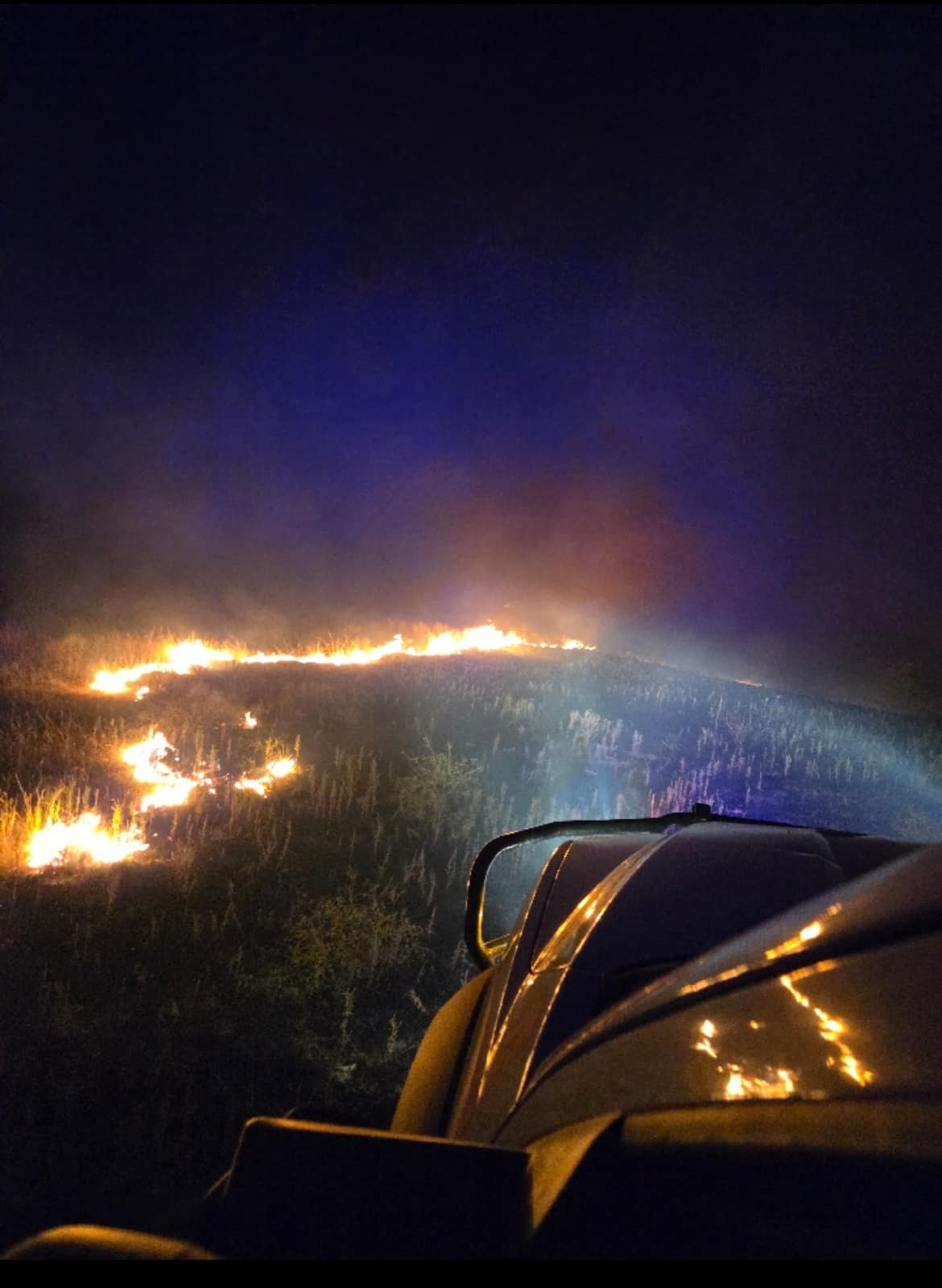 Mile-long fire overnight near Parmelee - SANDHILLS - NEWS CHANNEL NEBRASKA